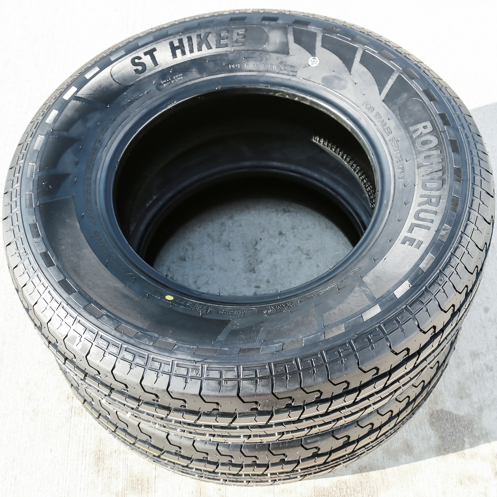 Tire Roundrule ST Hikee Semi Steel 205/75R15 205-75-15 Load D 8 Ply Trailer | eBay