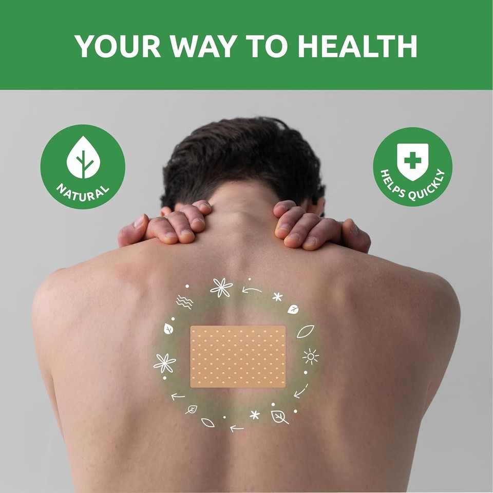 Max Strength XL Heat Patches for Muscle, Joint & Back Pain Relief - 10 ...