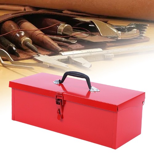 Iron Tool Box Ergonomic Handle Hardware Storage Hand Tool Case for ...