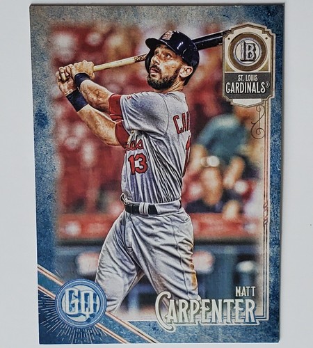 MATT CARPENTER 2018 Topps Gypsy Queen Baseball Card #29 Indigo 189/250 ...