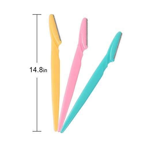 15Pcs Eyebrow Razors Multipurpose Exfoliating Dermaplaning Tool Face ...