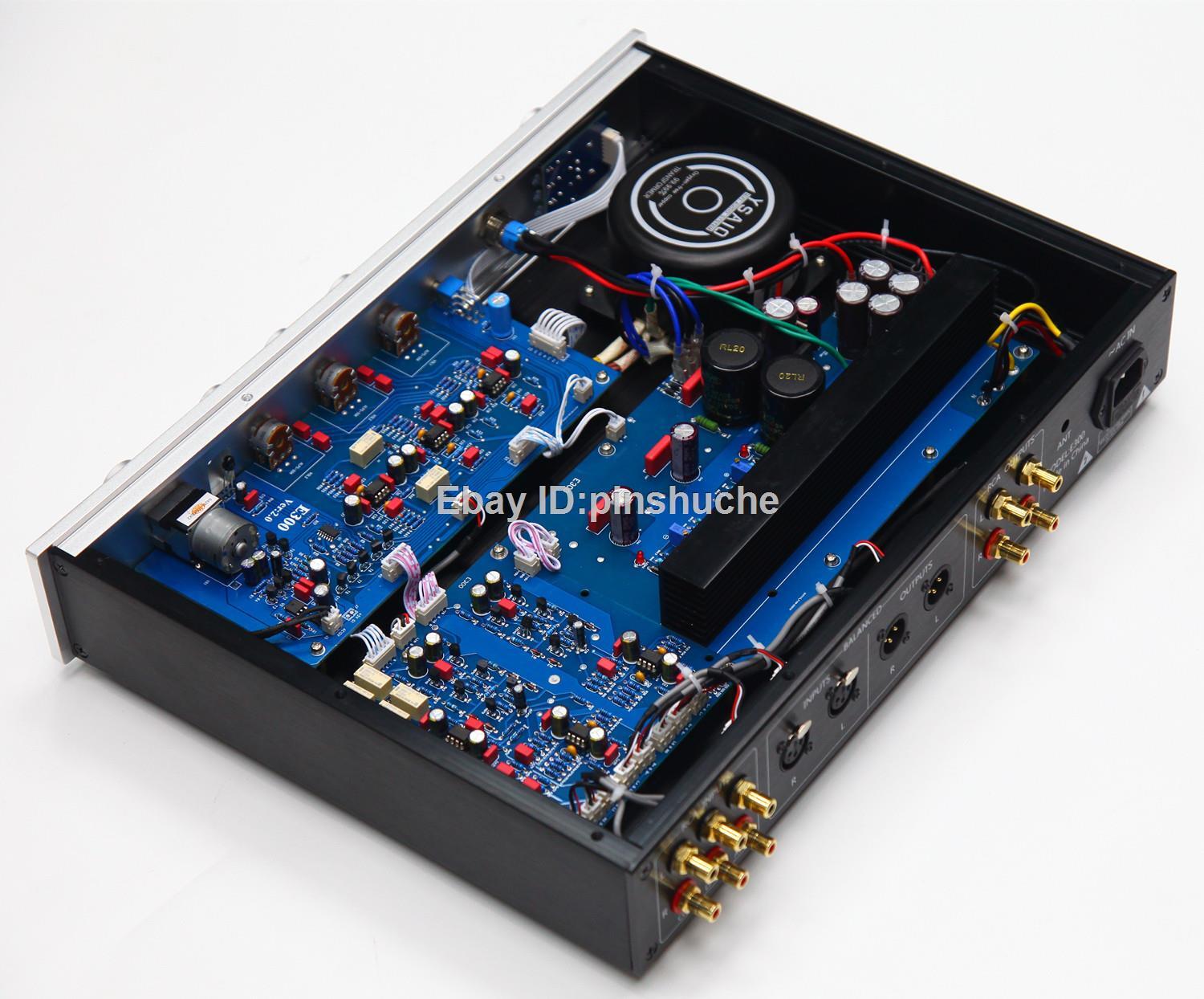 Finished E300 Full Balanced Preamp HiFi Tone Preamplifier With 4 Ways ...