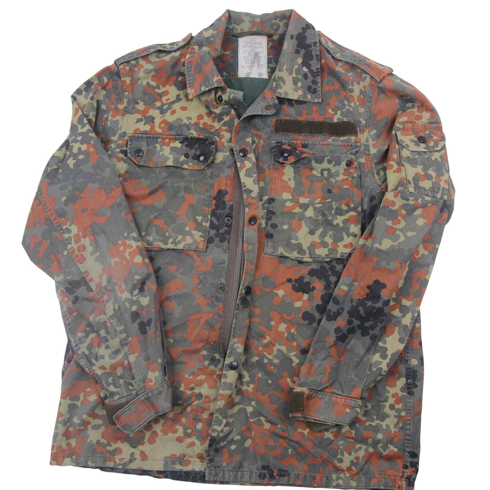 Vintage 1998 German Military Camo Field Combat Shirt - Gem