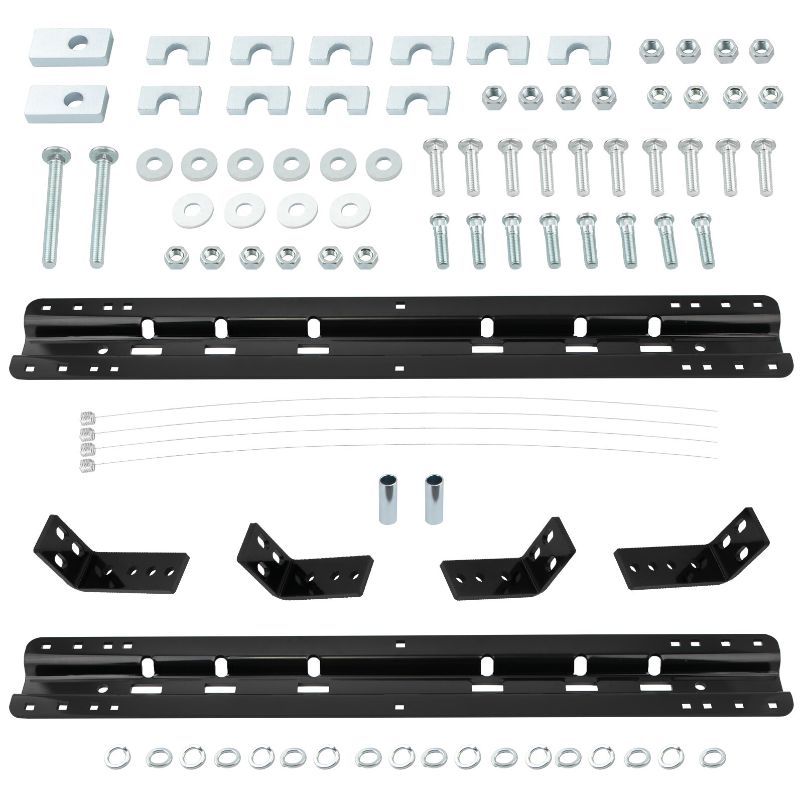 5th Fifth Wheel Mounting Bracket Rail Kit Trailer Hitch Mount Universal ...
