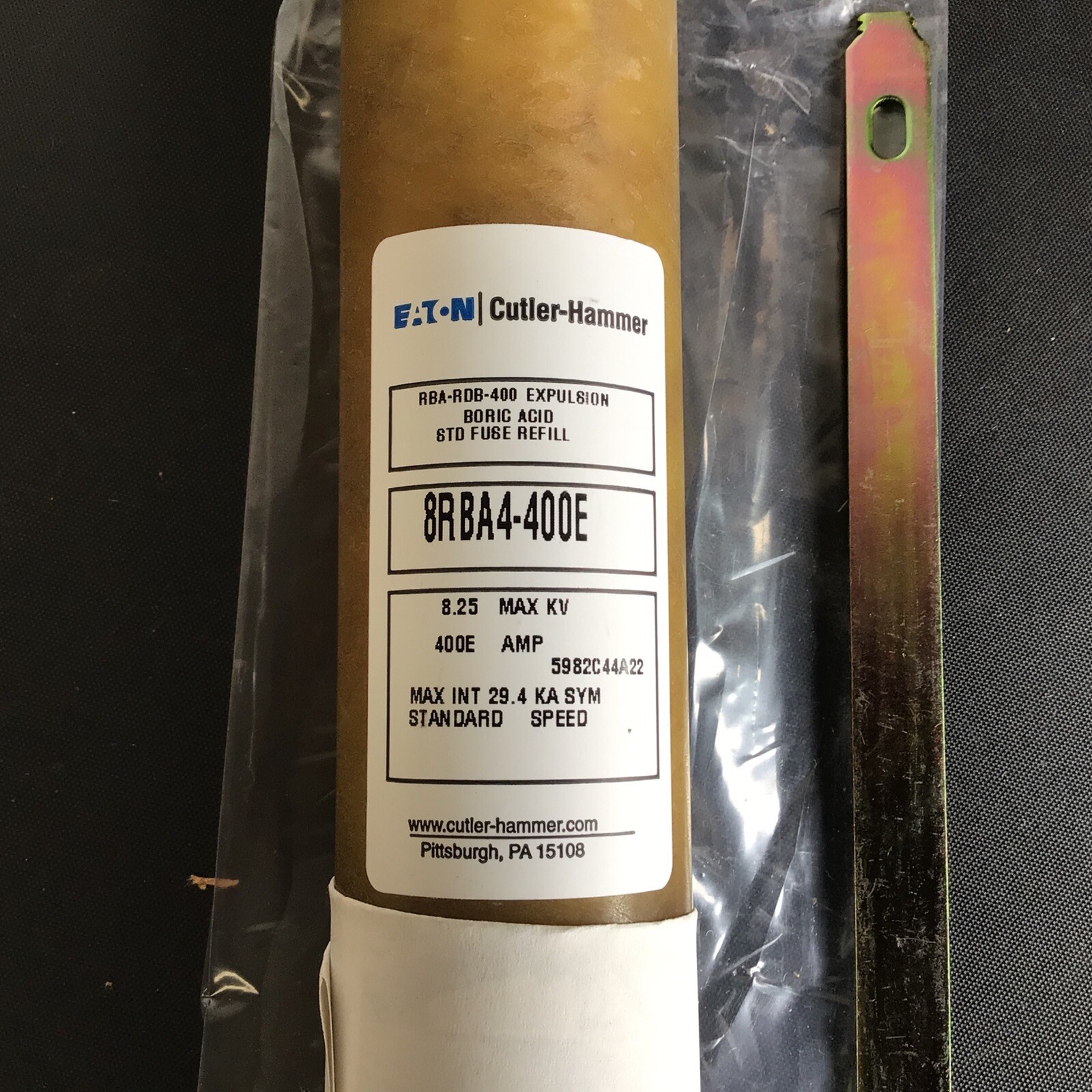 New Cutler Hammer 8RBA4-400E 8.25 kV 400 Amp Expulsion Fuse Refill ...