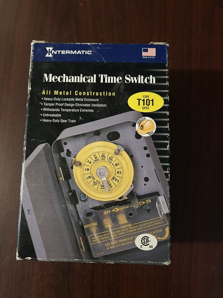Intermatic Mechanical Time Switch T101. See Photos For Type And Model ...