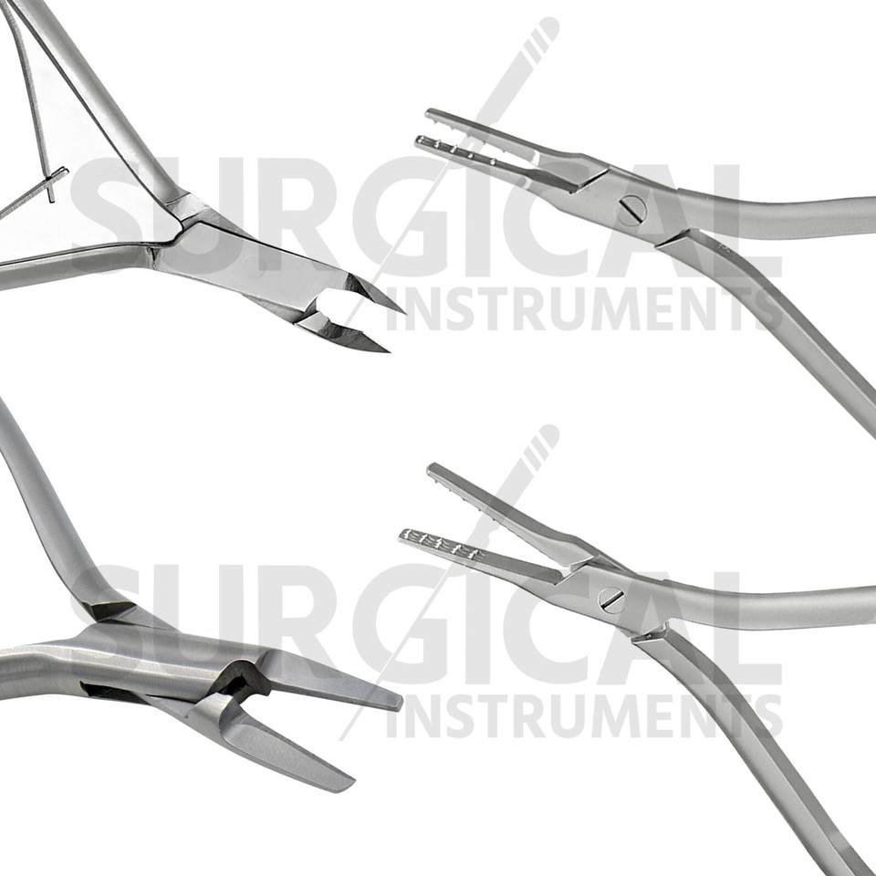 14 Pcs Toenail Removal Surgery Set Stainless Surgical Podiatry ...