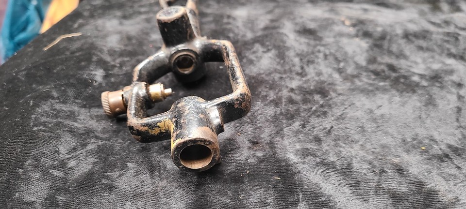 Vintage Unbranded Chest Brace Drill Cast Iron Brace Part 13" Long | eBay