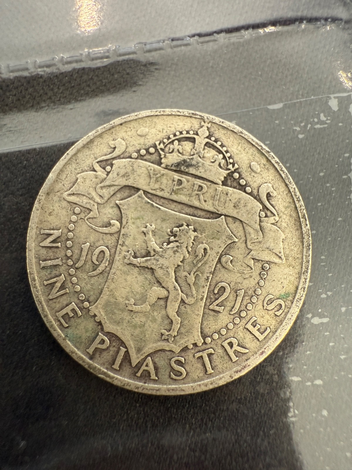 1921 9 Piastres Cyprus silver lot 73 | eBay