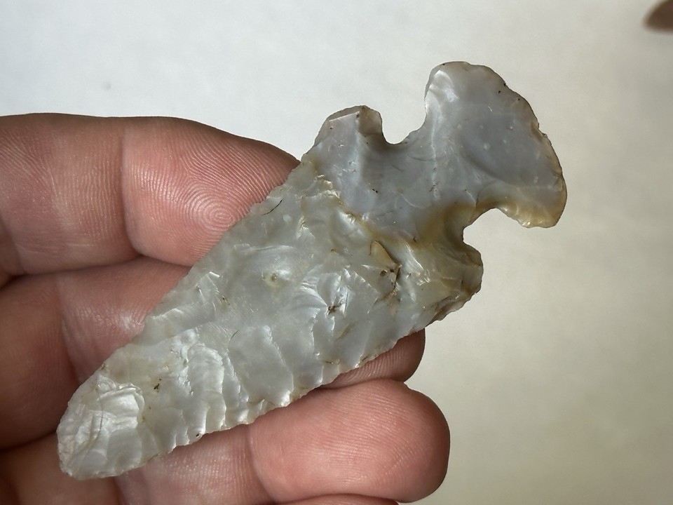 PHENOMENAL TRANSLUCENT FLINT RIDGE E-NOTCH THEBES ~ KNOX CO. OHIO ...