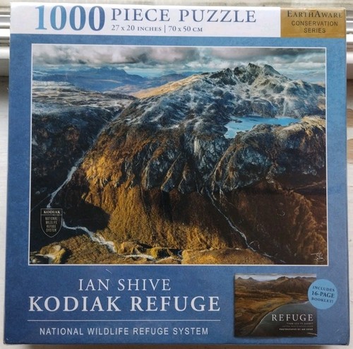 NEW Ian Shive "Kodiak Refuge" 1000 Piece Jigsaw Puzzle Earth Aware ...