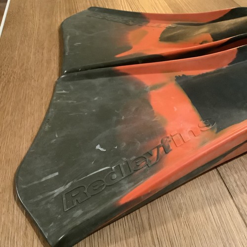 Redley Fins Black Red Swirl SMALL Body Boarding Surfing Float Vacuum ...