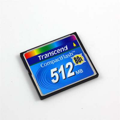 Transcend 512MB CF Card Type I 80X CompactFlash Memory Card ...