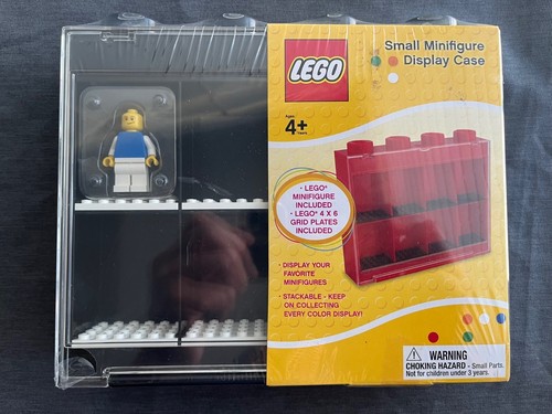 LEGO Minifigure Display Case 8 Figure Storage BLACK Stackable Display ...