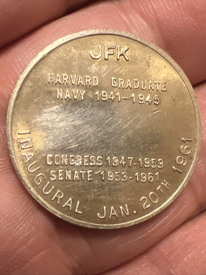 JOHN F KENNEDY 1961 President Inauguration Coin Token JFK | eBay