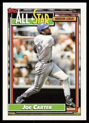 1992 Topps 402 Joe Carter Toronto Blue Jays | eBay