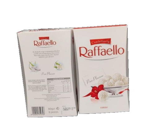 Set of 2 Ferrero Raffaello Confetteria Waffle Ball Candies | eBay UK