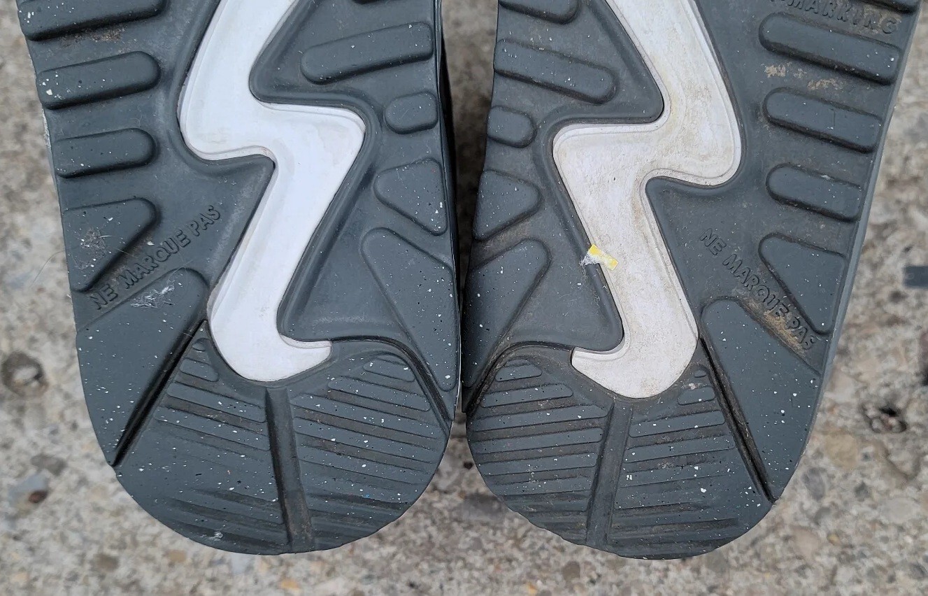 Size 5.5y Women's 7- Nike Air Max 90 Premium Pure Platinum White ...