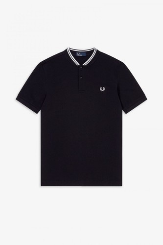 Fred Perry Polo Col Style Bomber M4526 Homme Noir/Black Neuf SS24 | eBay
