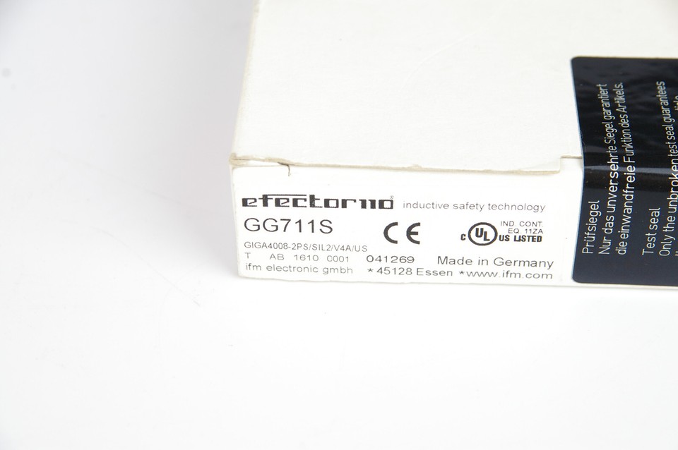 IFM GG711S GIGA4008-2PS/SIL2/V4A/US Sensor | eBay