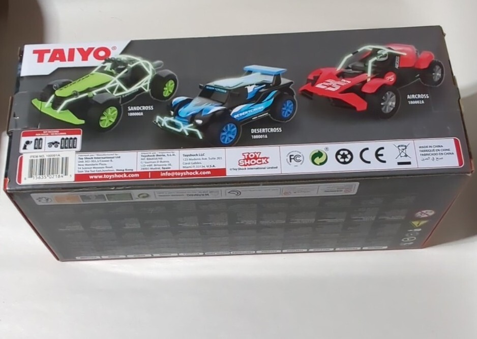 TAIYO Aircross Glow in The Dark Buggy Remote Control Car Red 1 18 Scale ...