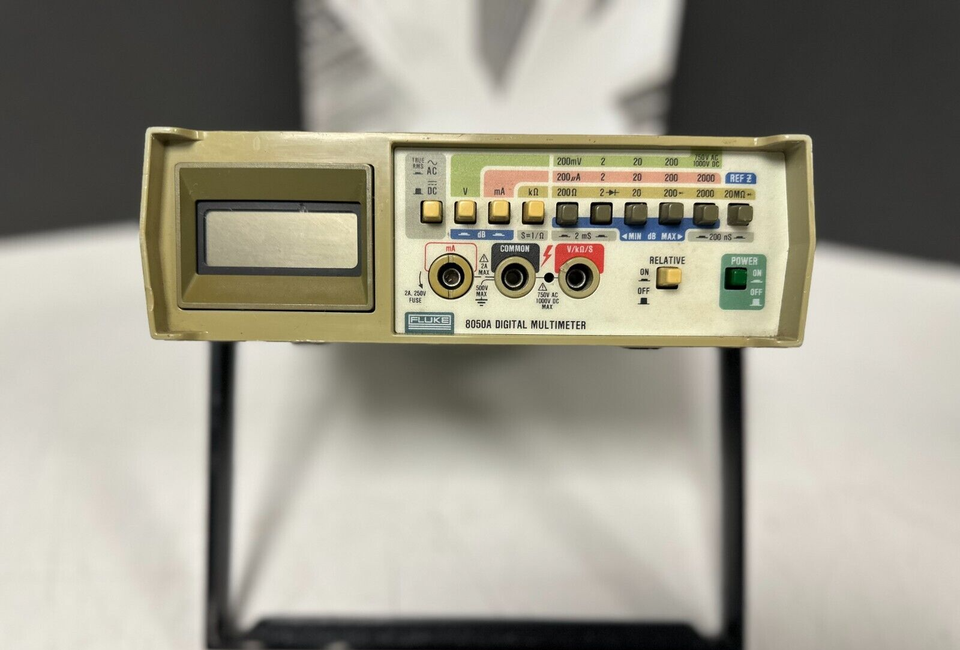 Fluke 8050A digital multimeter. Power ON!!! #N740 | eBay