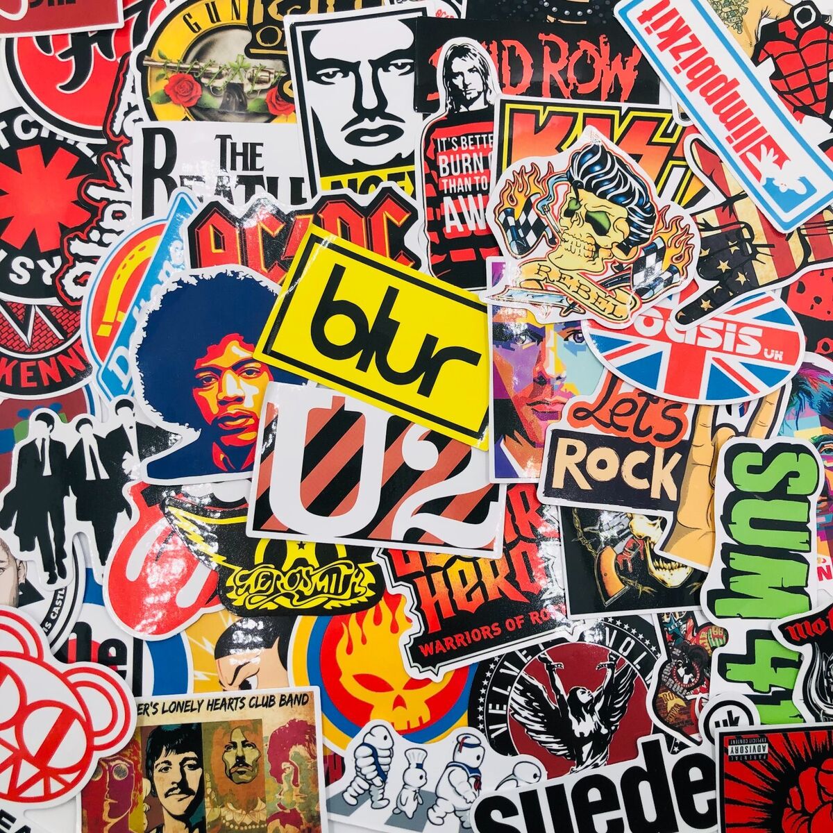 Rock Bands Collage Wallpaper