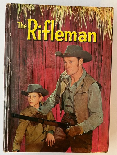 The Rifleman TV Western Show Hardcover Vintage 1959 Book Whitman ...