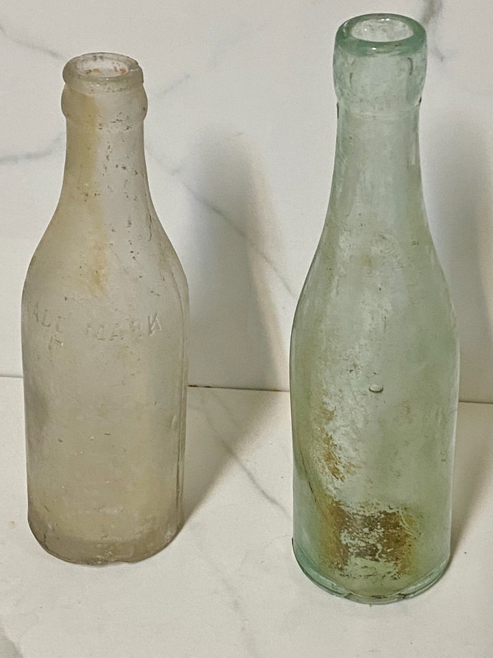 VTG Bottles KOCA NOLA Coca Cola Copy Cat PLUTO WATER DEVIL EMBOSSED ...