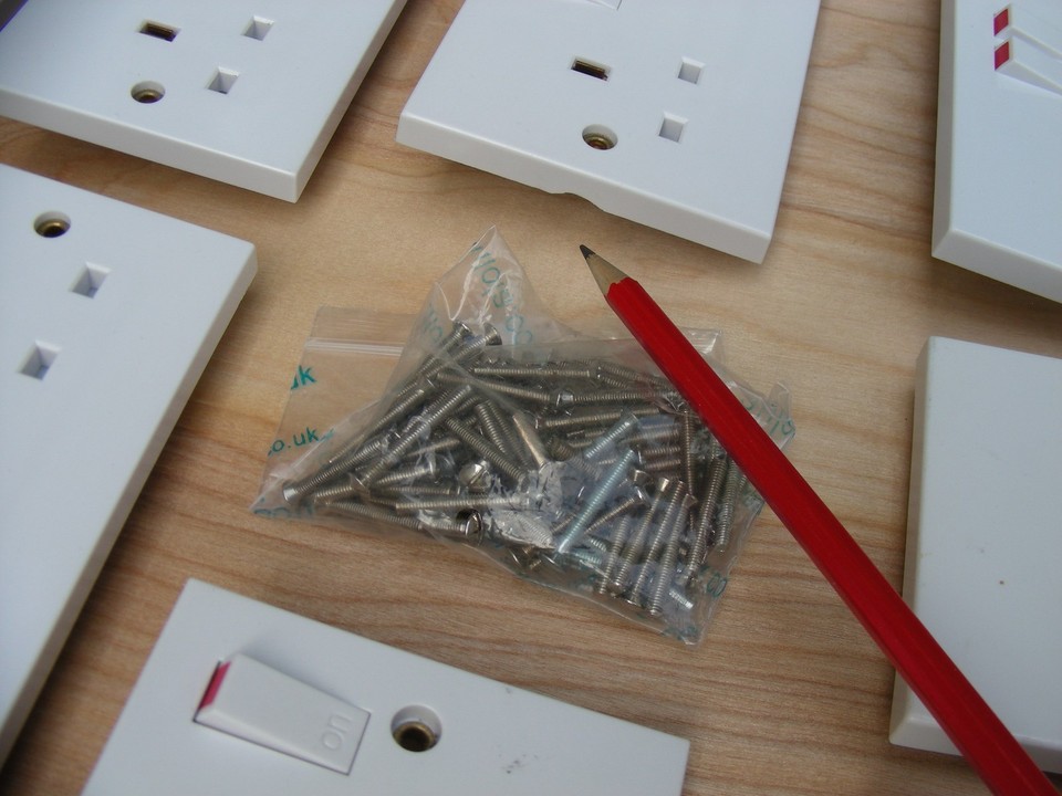 Double Sockets Single Sockets Light Switches Fused Spur job lot | eBay UK