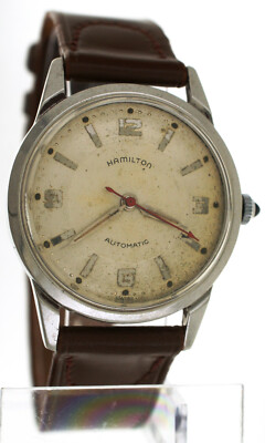 Vintage 1960s Hamilton Automatic Watch 33mm Stainless Steel Cal 672 | eBay