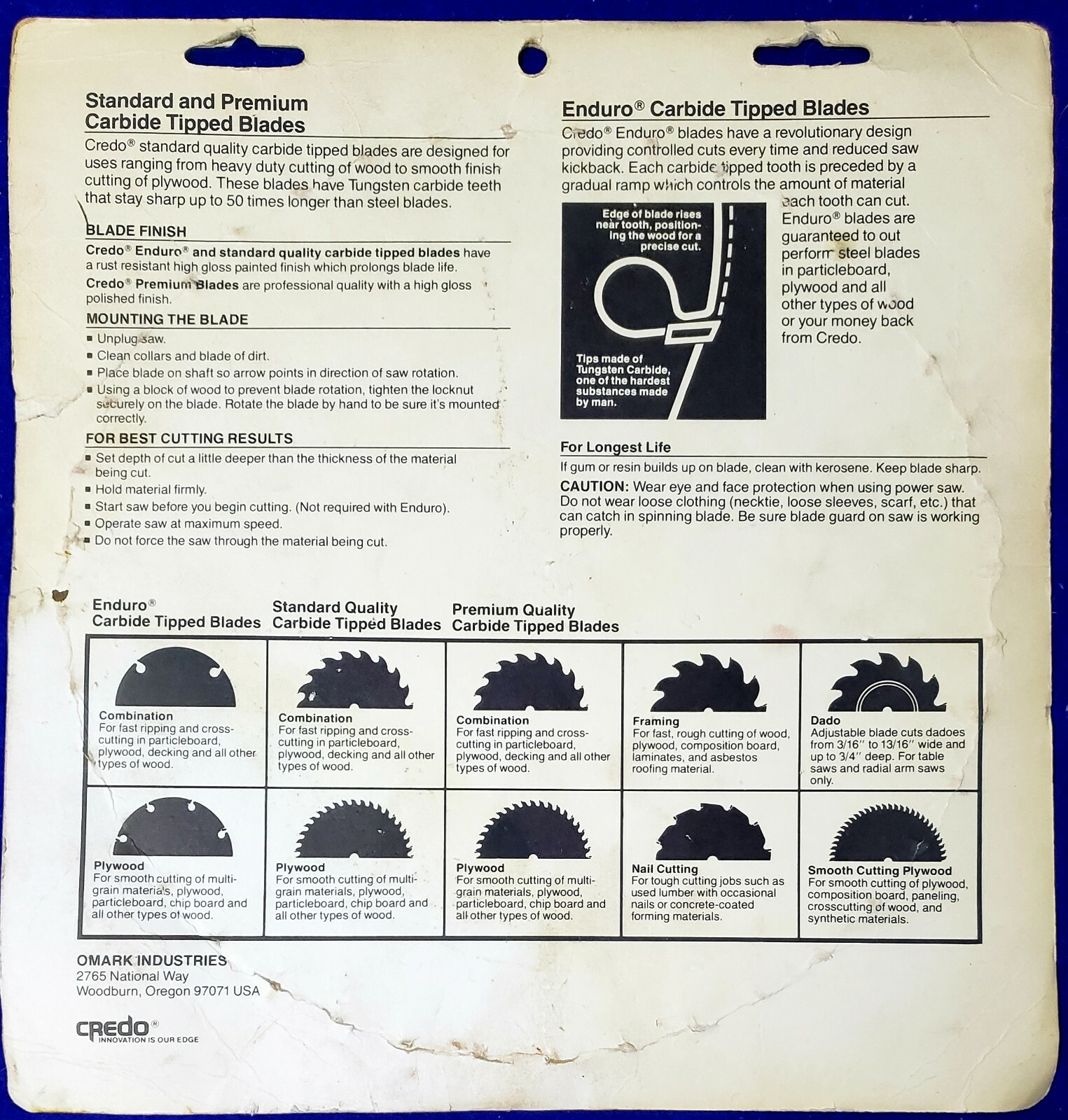 Credo Carbide Blade 40 Teeth Carbide tipped 10" Plywood 5/8 Arbor | eBay