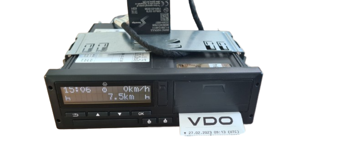 VDO digital Fahrtenschreiber DTCO 4.0 1381 tachograph, MAN tachograf+ ...