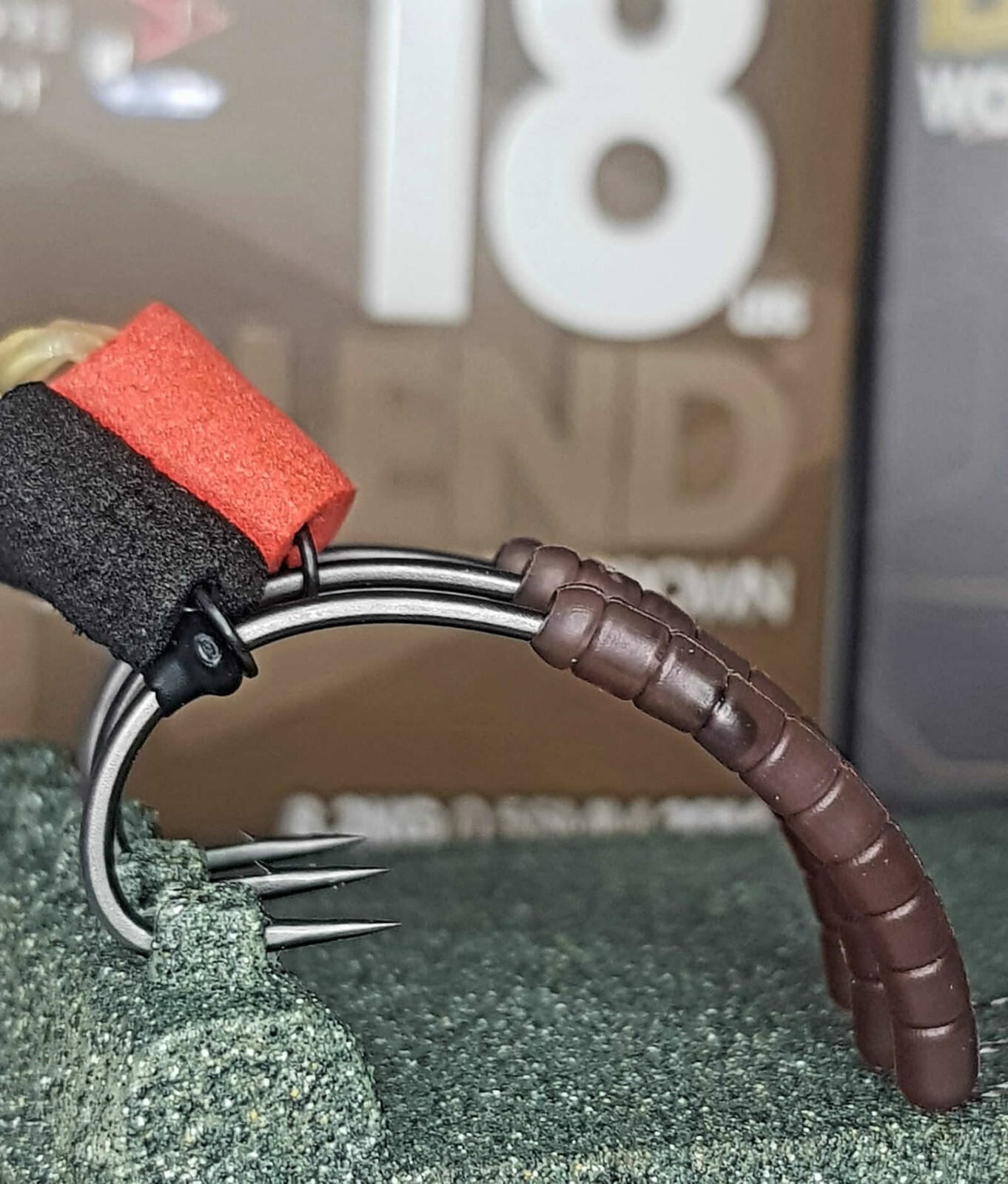 Worm rigs x 3 or 5 - OMC Wormaliners - Korda N Trap Ready Tied Carp ...