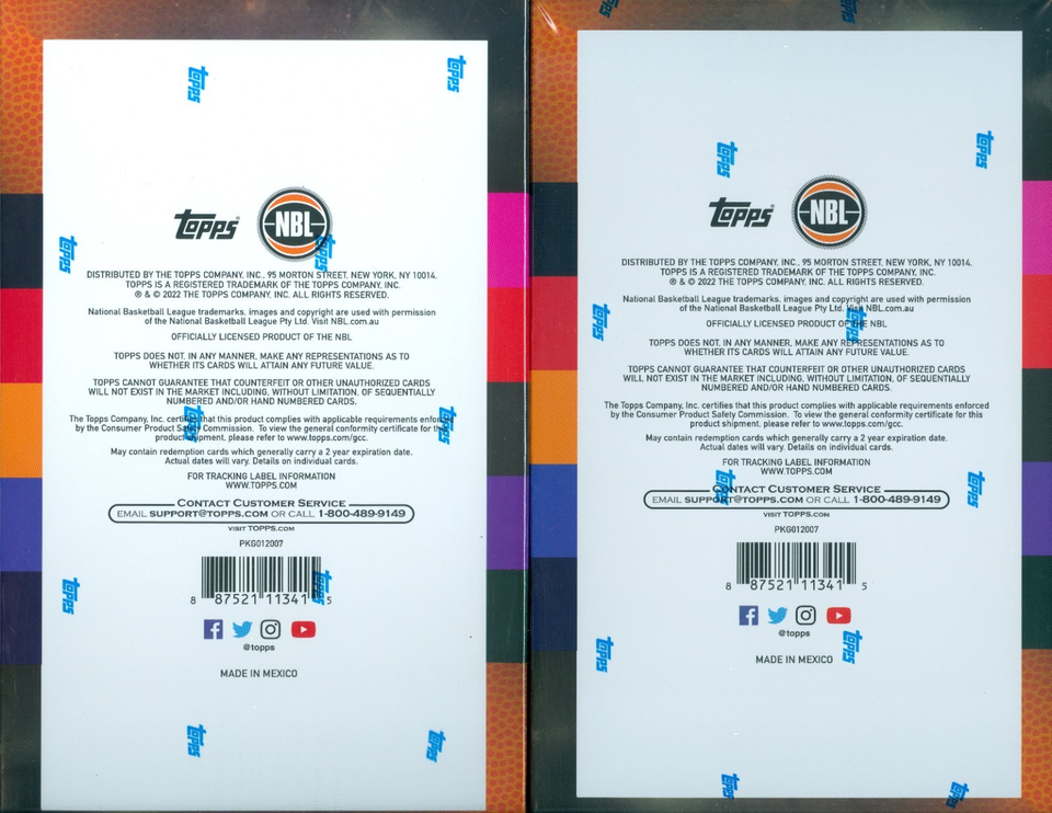 2 BOX LOT - 2022-23 Topps NBL Basketball Factory Sealed Hobby Box | eBay