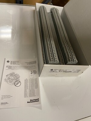 ALLEN BRADLEY 1492-JD4 SER A -PACK OF 100, FEED-THROUGH TERMINAL BLOCK ...