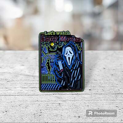Ghostface Inspired Pin, Scream Inspired Pin 13 | eBay