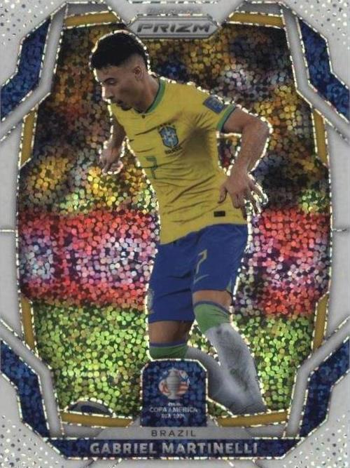 2024 Panini Prizm CONMEBOL Copa America - Gabriel Martinelli #38 White ...