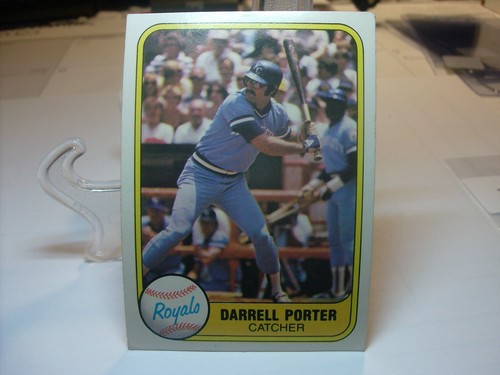 1981 Fleer Baseball Card #36 - Darrell Porter - Kansas City Royals ...