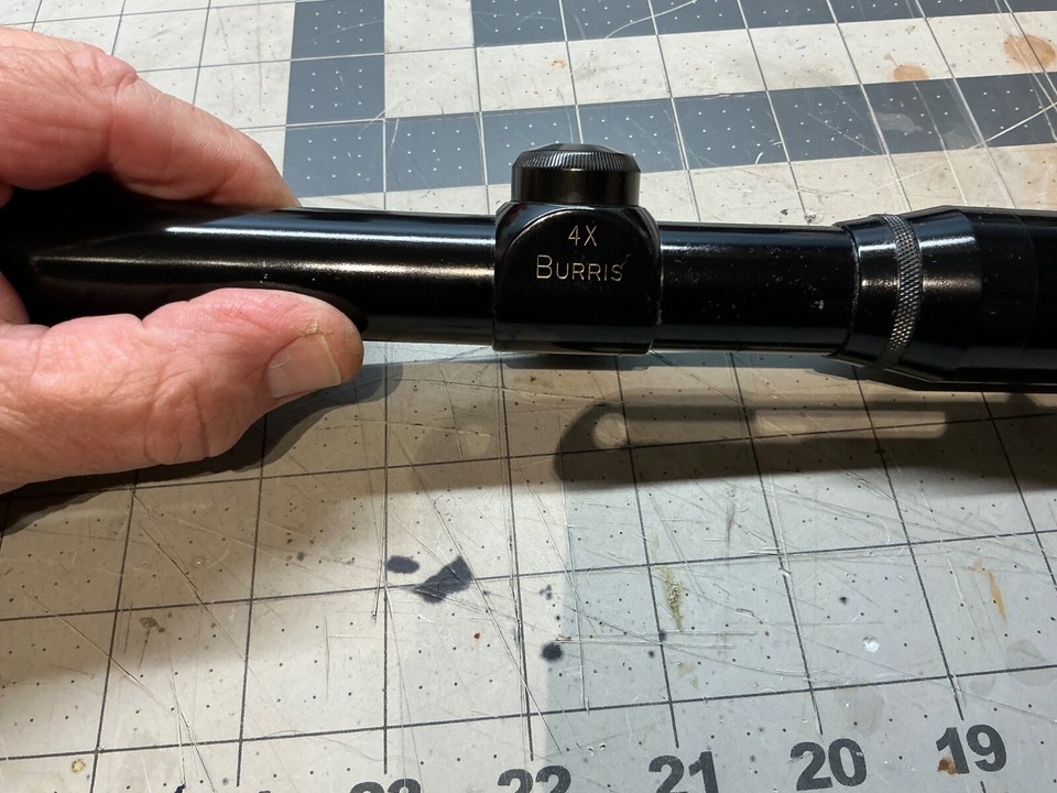 Vintage Burris 4x20 fixed pistol scope. | eBay