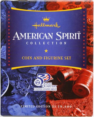 Lot of 10 Hallmark American Spirit Collection State Quarter & Figurine ...