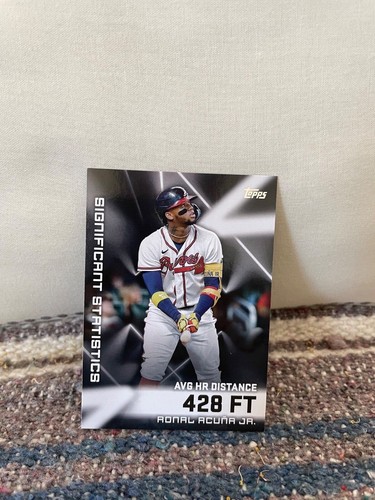 Ronald Acuna Jr Significant Statistics Card Topps 2023 | eBay