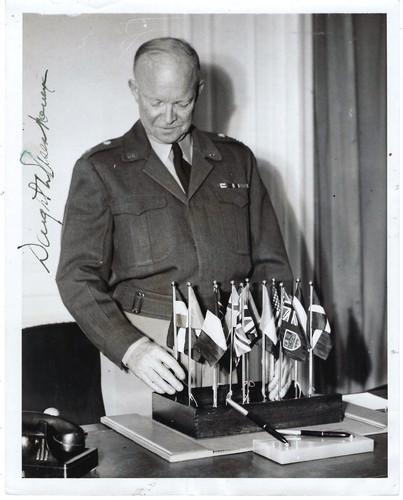 FORMER USA PRESIDENT DWIGHT EISENHOWER, SIGNED VINTAGE PHOTO | eBay