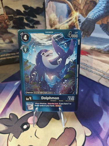 Dolphmon EX8-020 C Digimon CCG | Chain of Liberation NM Limited Foil ...