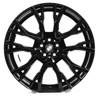 22" STAGGERED M SPORT COMPETITION STYLE GLOSS BLACK WHEELS RIMS FOR BMW ...