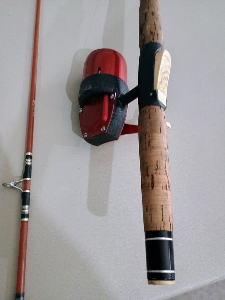 vintage True Temper "Uni-Spin" 63L fishing reel And Rod | eBay