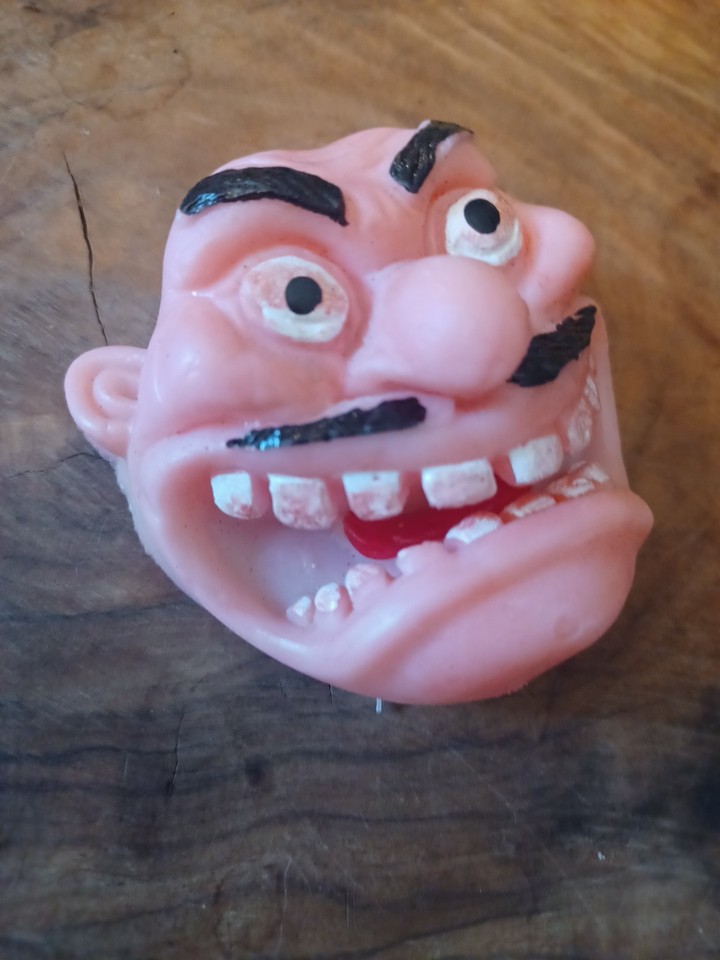 Vintage ANTHRAX NOT MAN Mascot Rubber Finger Puppet 1980s | eBay