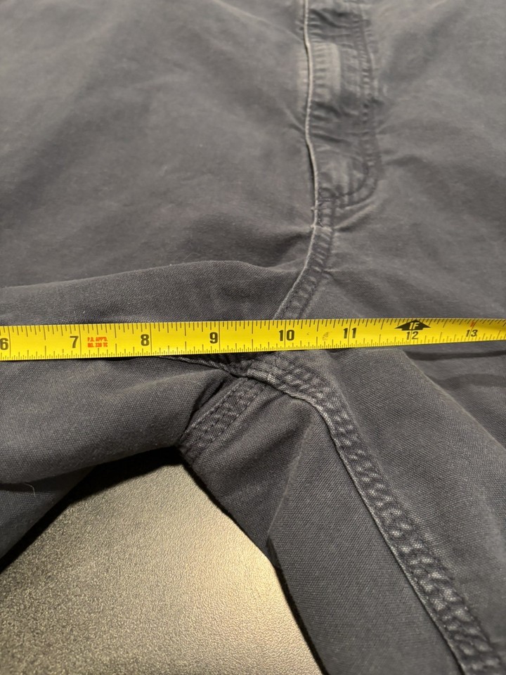 CARHARTT Shorts Mens 48 B147 NAVY Carpenter Work Cargo Canvas Cotton ...