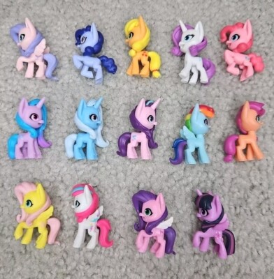 14 Mini My Little Pony 1.5”-2” Ponies Mixed Lot | eBay