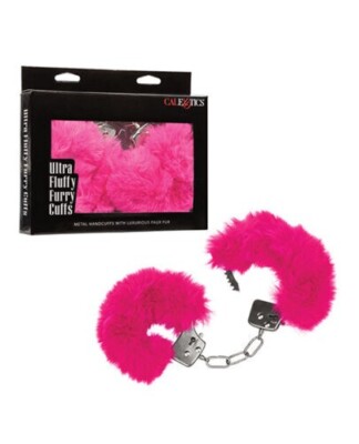 Cuffs ULTRA FLUFFY FURRY CUFFS-PINK | eBay
